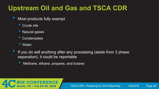 TSCA Chemical Data Report | PPT