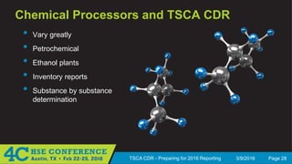 TSCA Chemical Data Report | PPT