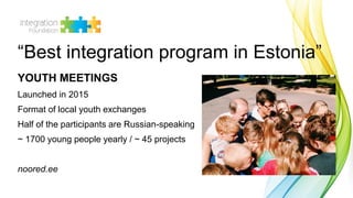 Triin Ulla: Program "Youth meetings" | PDF