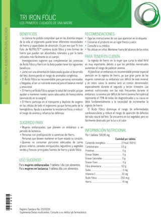 NUTRILITE TRI IRON FOLIC | PDF