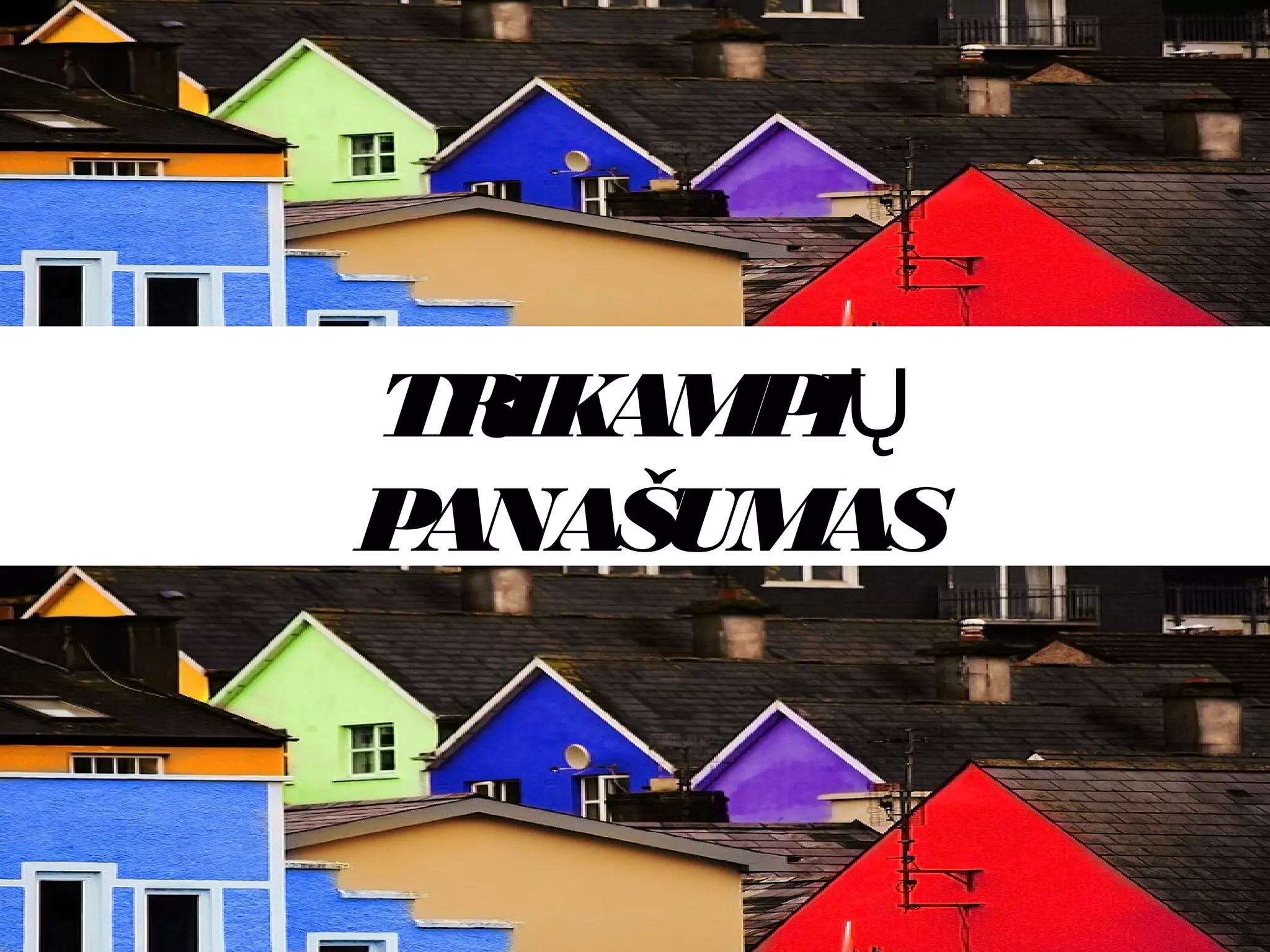 Trikampiu panašumas(teorija pavyzdžiai) | PPT