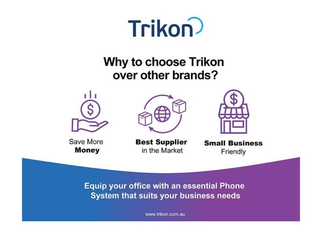 Why Choose to Trikon Over Other Brands? | PPT