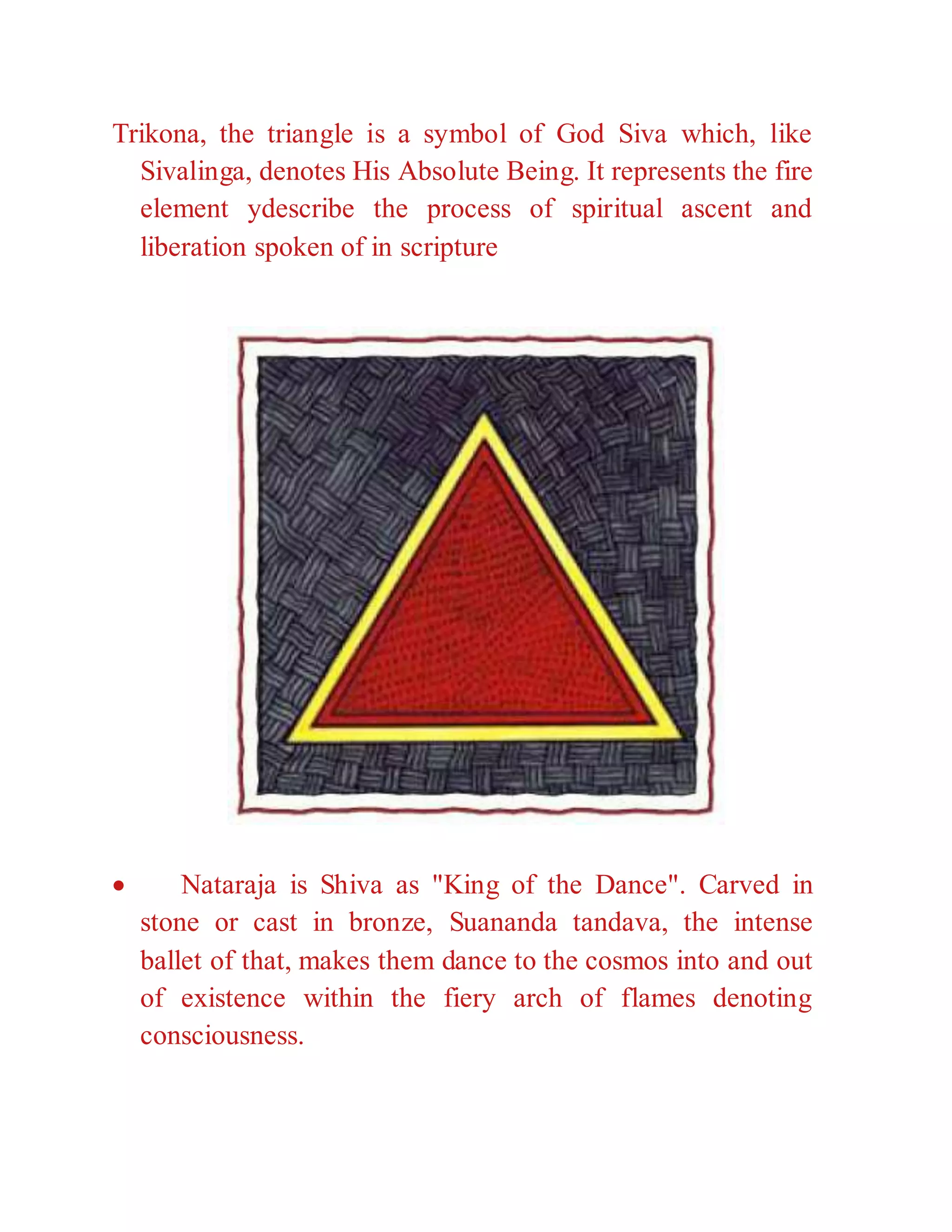 Trikona traingle symbol for god shiva | DOCX