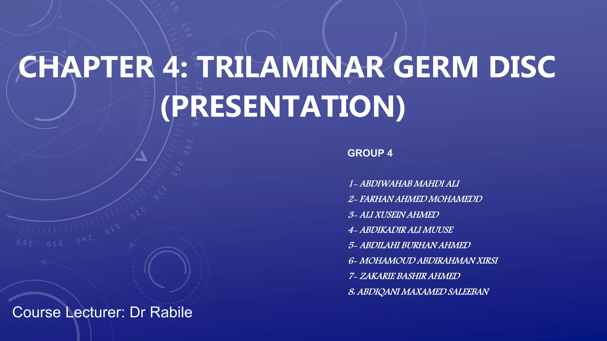 Trilaminar germ disc (week 3 embryology) | PPTX