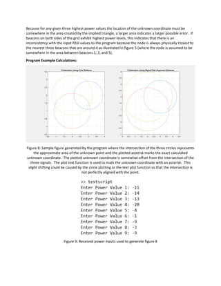 Trilateration Calculation Program for Location Tracking System | PDF