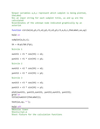 Trilateration Calculation Program for Location Tracking System | PDF