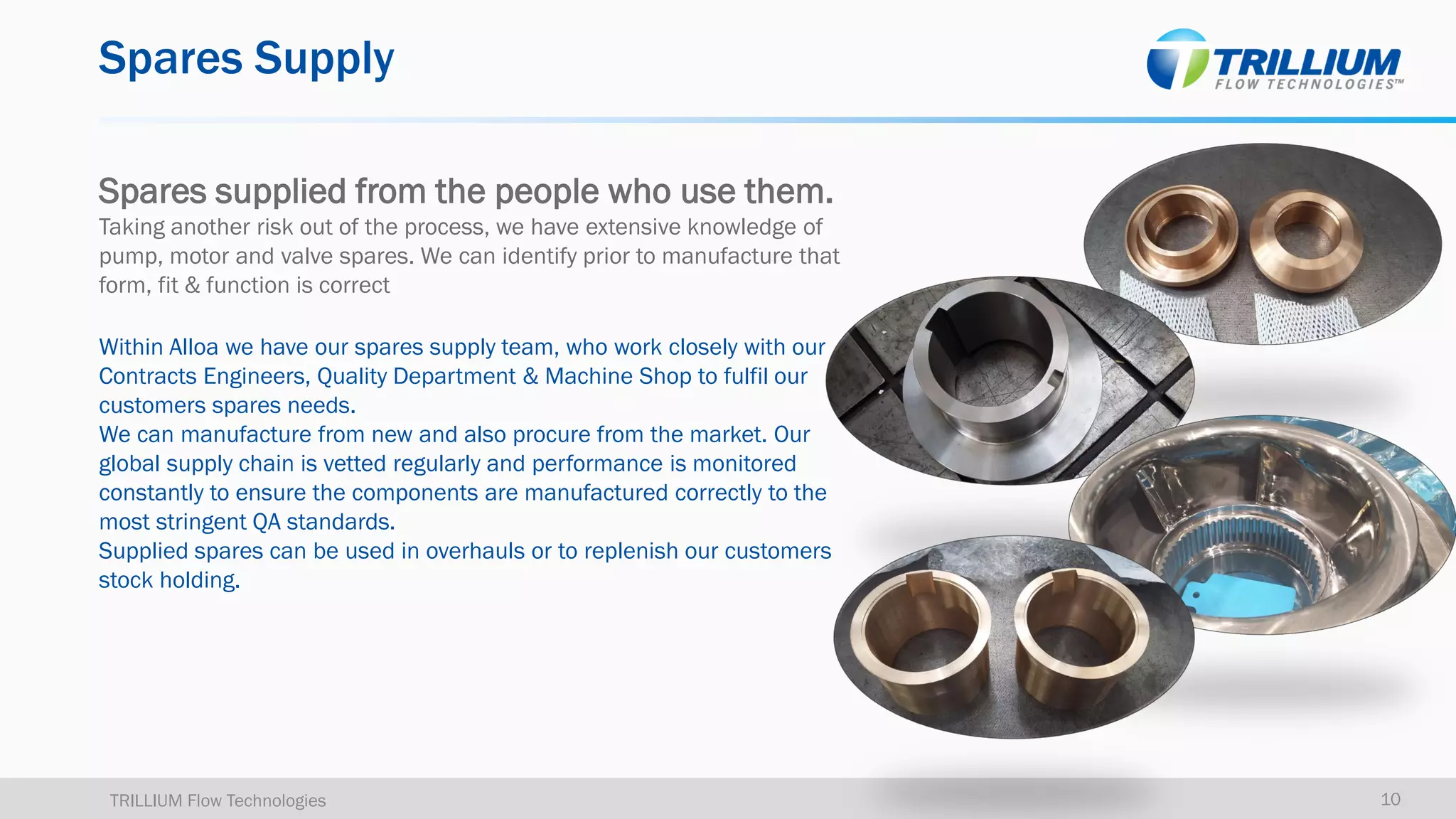 Trillium Flow Technologies: Alloa Service Centre Capabilities | PDF