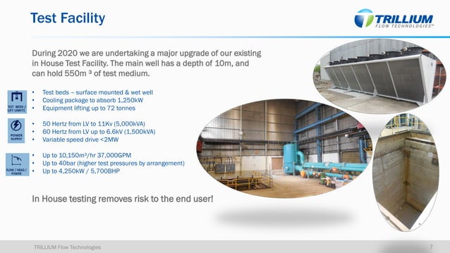 Trillium Flow Technologies: Alloa Service Centre Capabilities | PDF