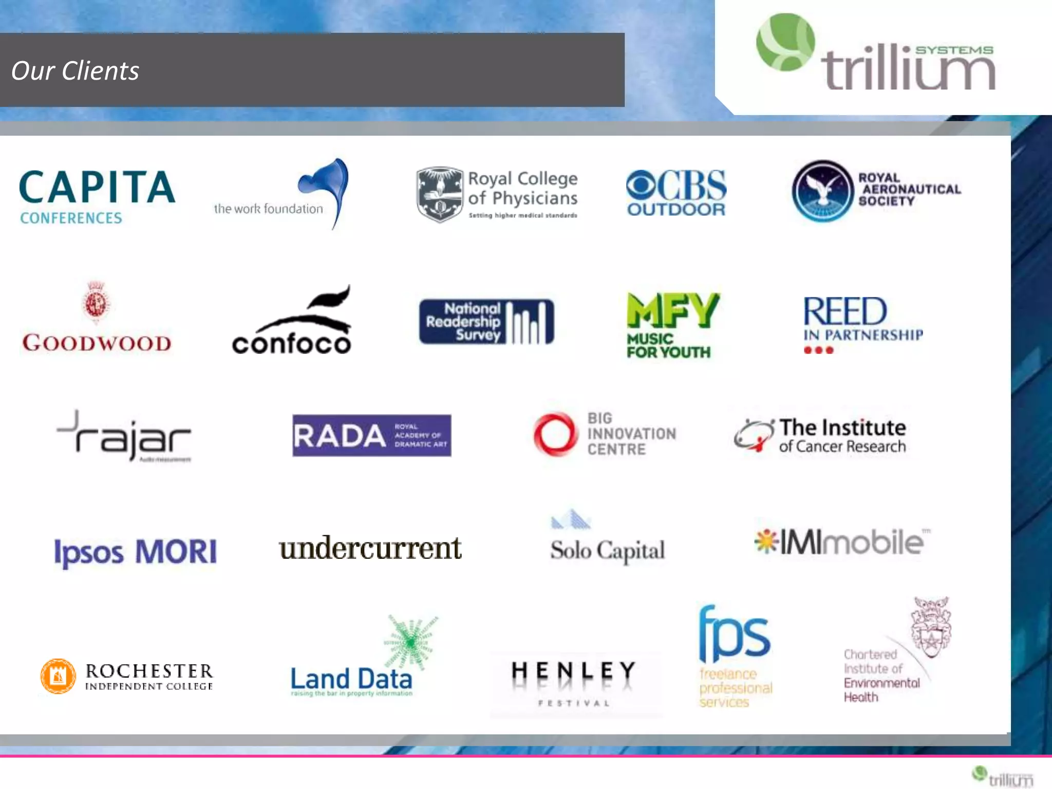 Trillium presentation complete | PPT