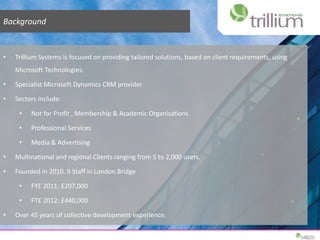 Trillium presentation complete | PPT