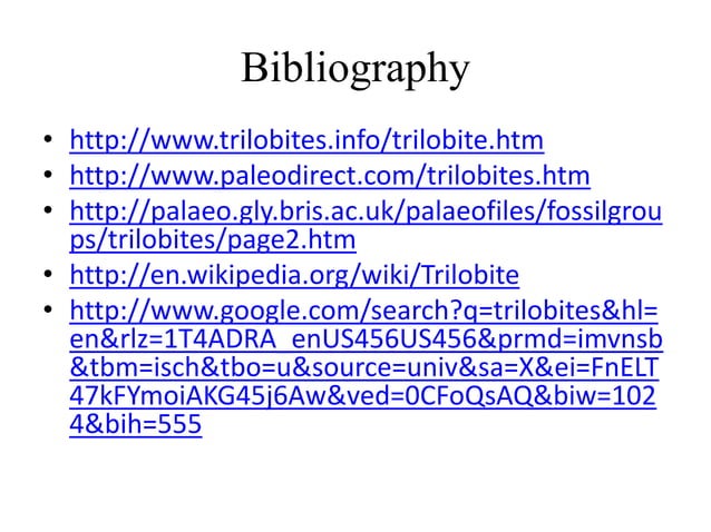 Trilobites 101 | PPTX