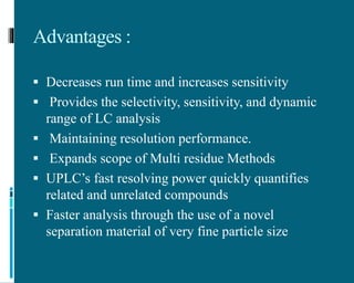 Nano LC and UPLC | PPTX