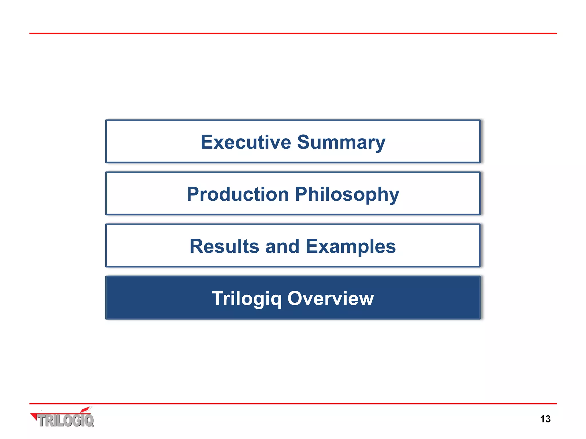 Trilogiq Company Introduction | PDF