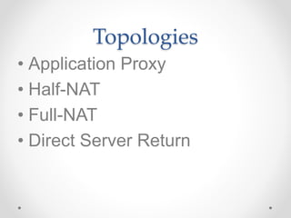 Load Balancing | PPTX