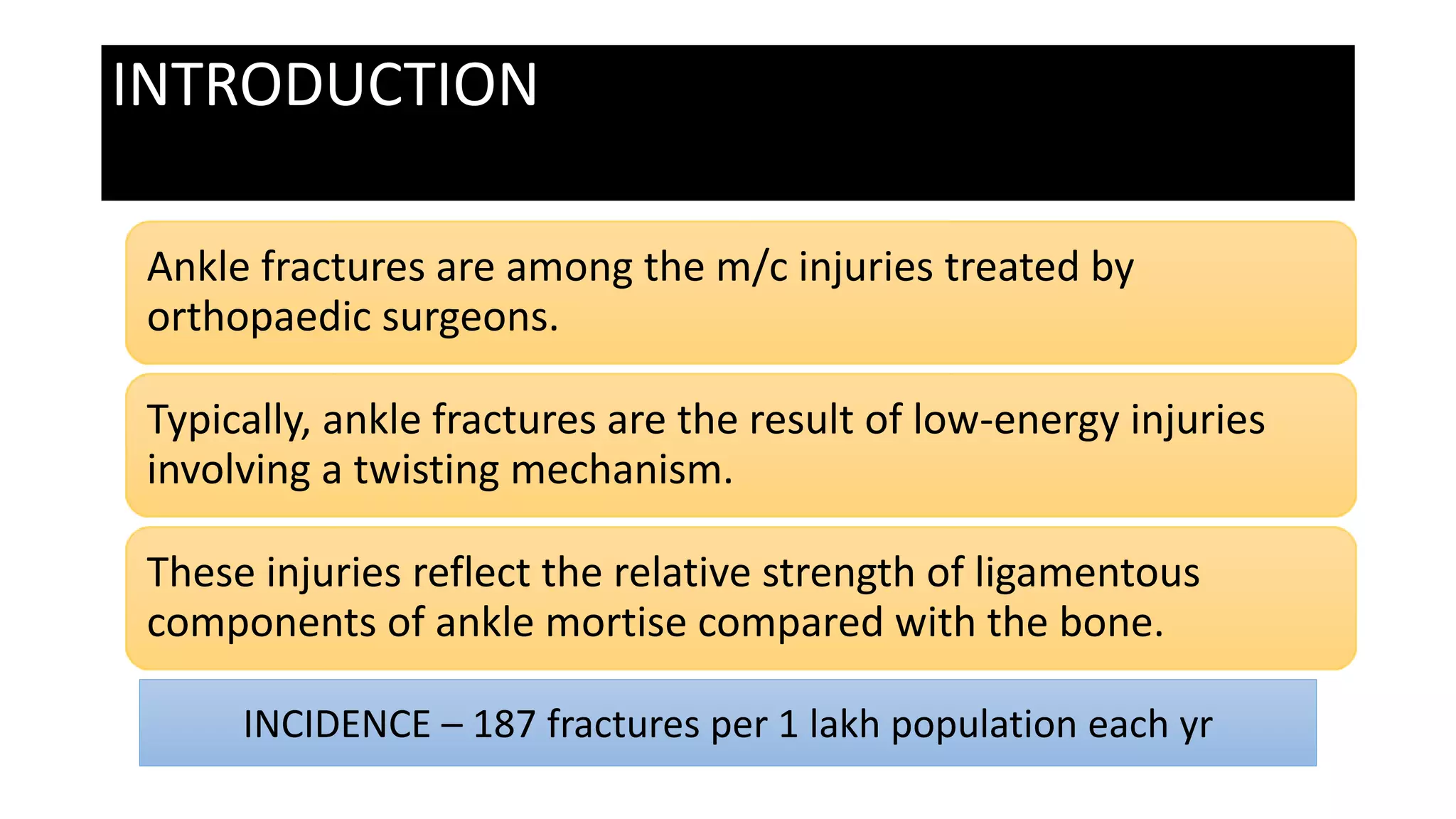 Ankle injuries & Trimallelor fracture classification | PPTX