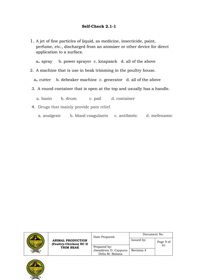 TRIM_beak_Final for poultry chicken .doc | Birds | Pets