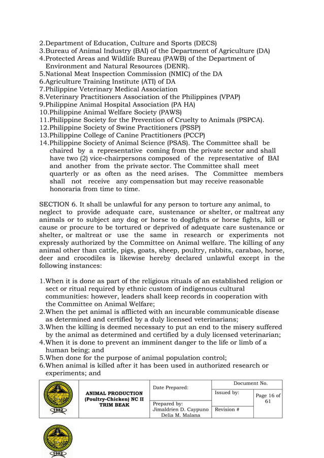 TRIM_beak_Final for poultry chicken .doc | Birds | Pets