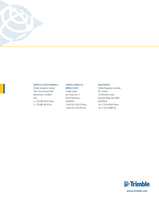 Trimble Pro XT User Guide | PDF