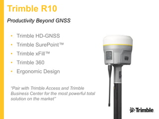 Trimble R10 sales presentation | PDF