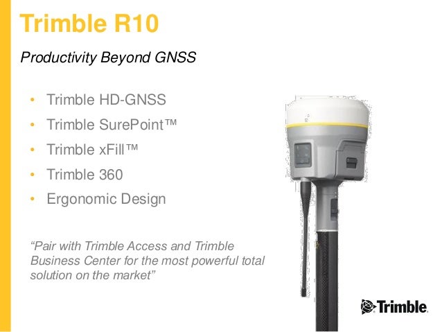 Trimble R10 sales presentation