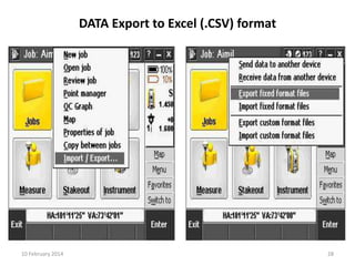 Trimble total station | PPTX