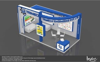 3D – 3 Dimensional designs booth | Trimech Engineers Pvt Ltd | PPT