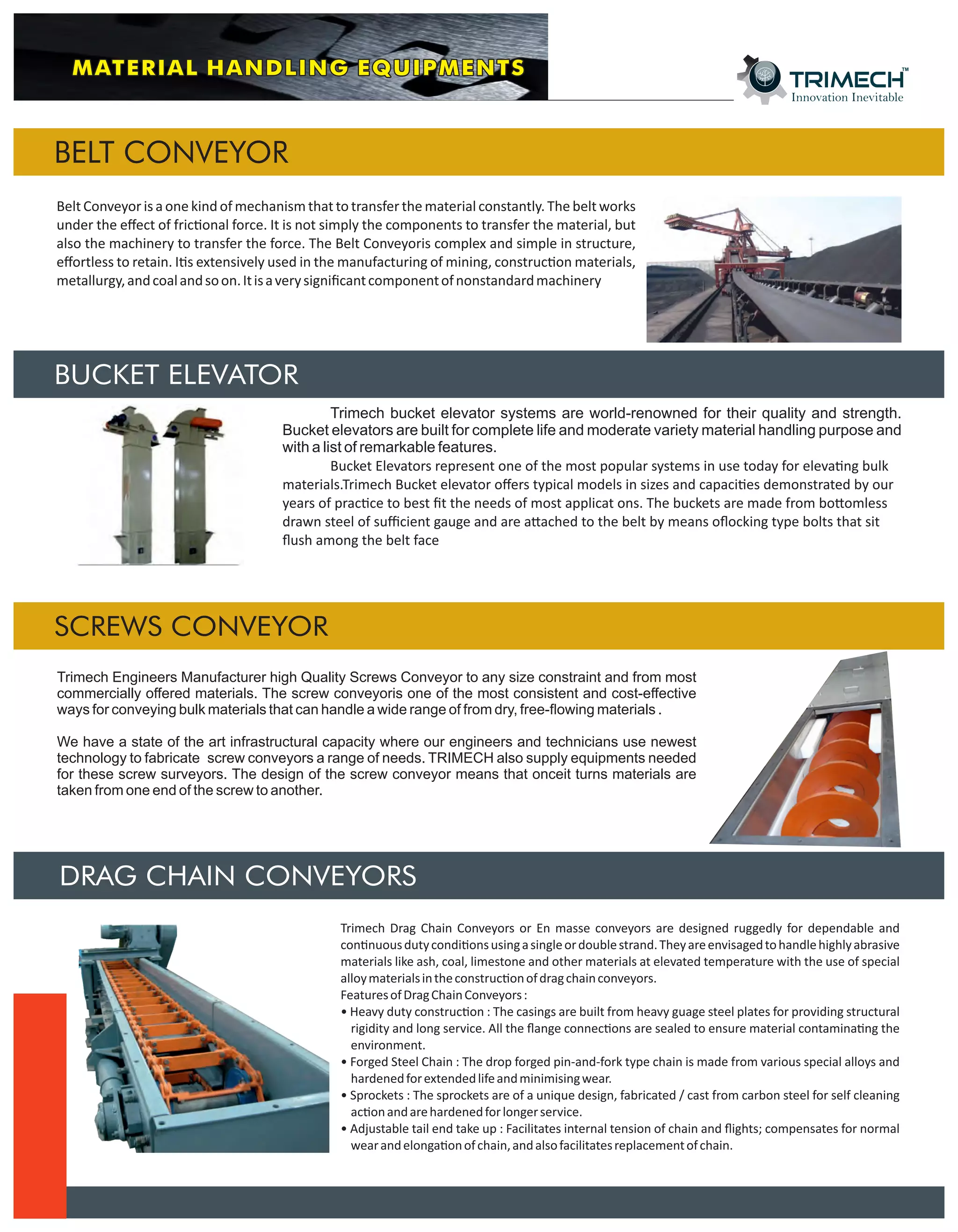 Trimech Engineers Pvt Ltd Catalogue | PDF