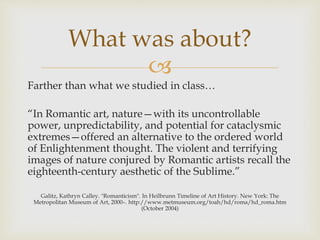 Romanticism web quest | PPT