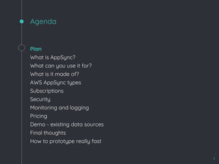 Serverless GraphQL. AppSync 101 | PPTX | Cloud Computing | Internet