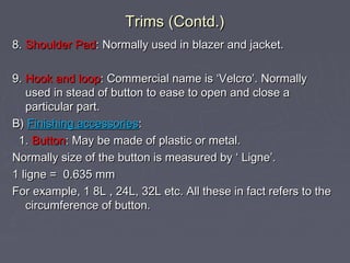 Garments Accessories & Trims | PPT