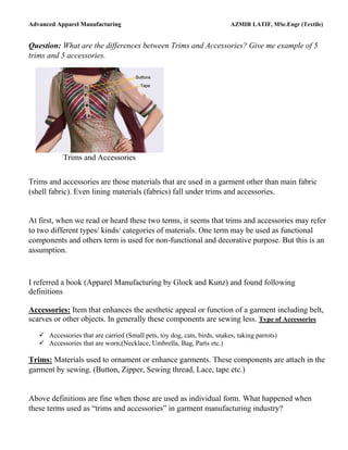 Trims and Accessories | PDF