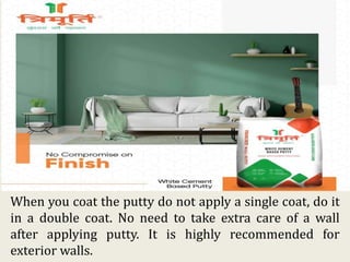 Why Choose The Best Wall Putty? | PPTX