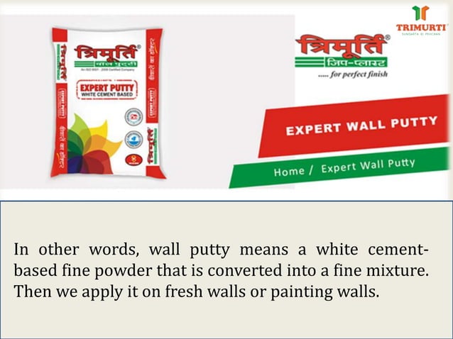 Why Choose The Best Wall Putty? | PPTX | Home & Garden