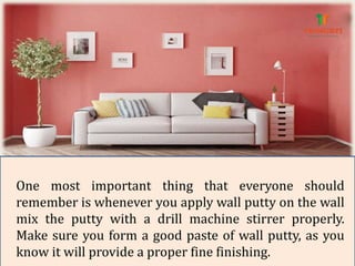 Why Choose The Best Wall Putty? | PPTX
