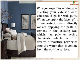 Why Choose The Best Wall Putty? | PPTX