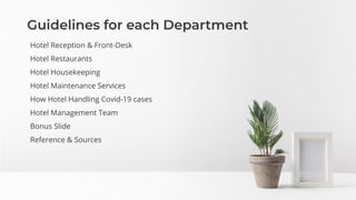 Post MCO Guidelines for Hotels | PDF | Infectious Diseases | Diseases ...