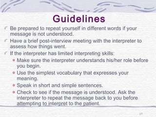 Introduction to interpreting | PPT