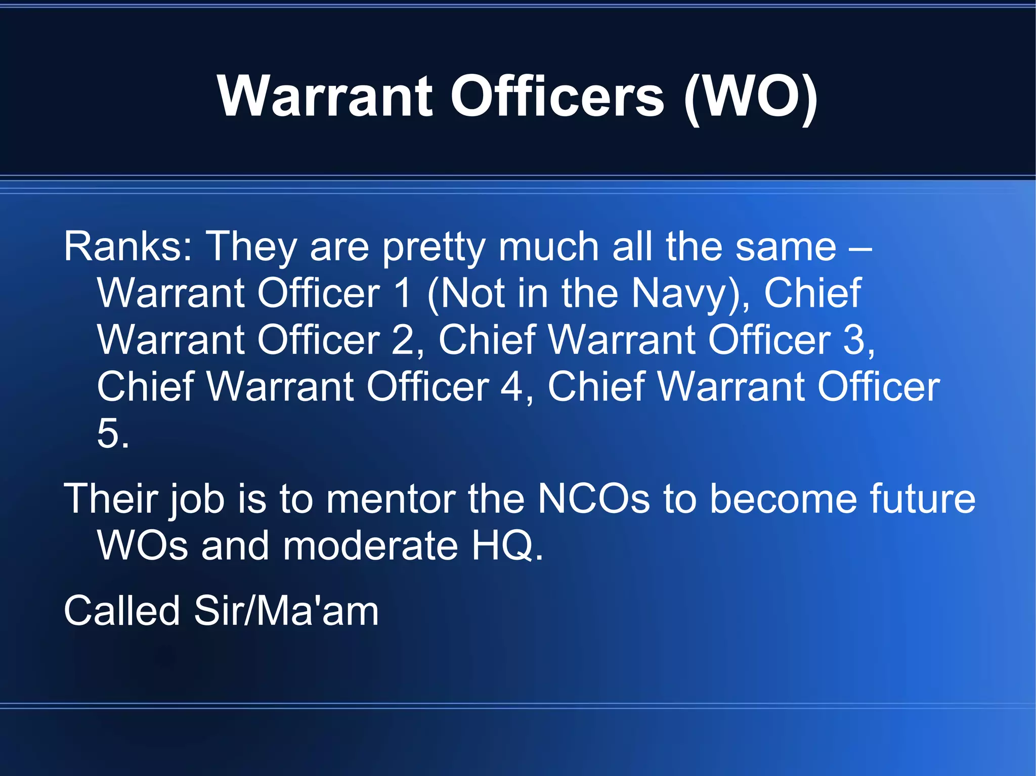 Basic Military Training | ODP