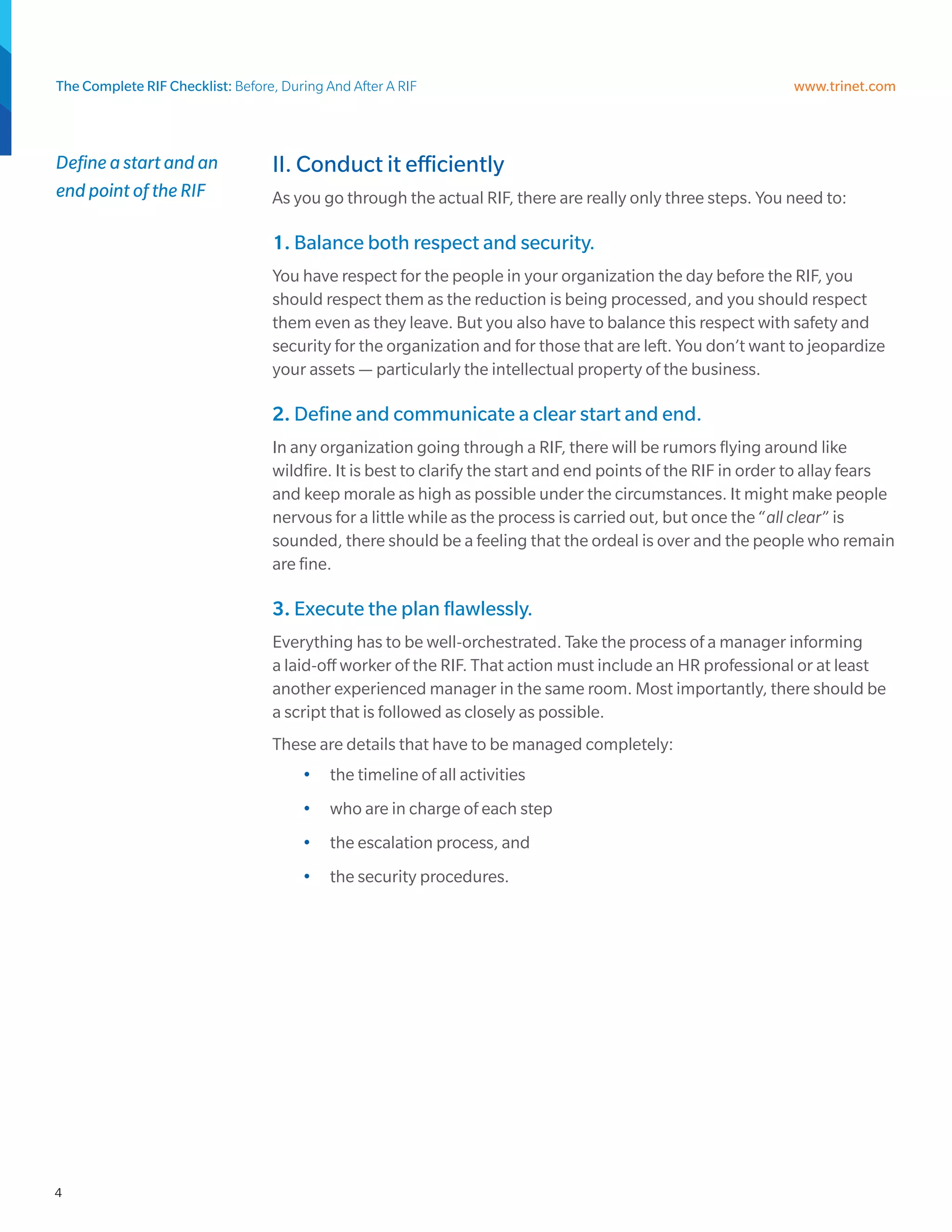 Tri Net Wp Complete Rif Checklist | PDF