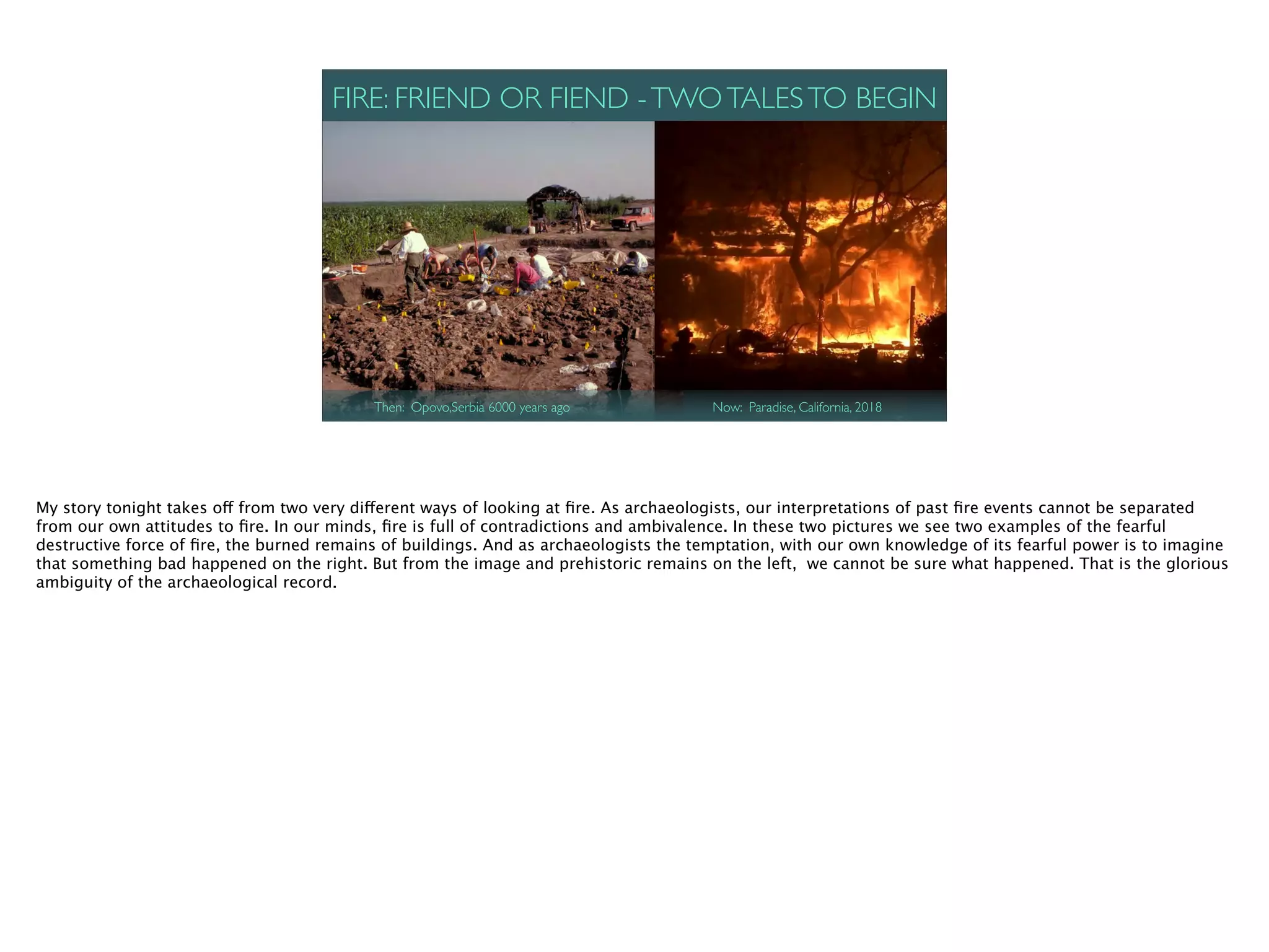 Fire: Friend or Fiend in Human History | PDF