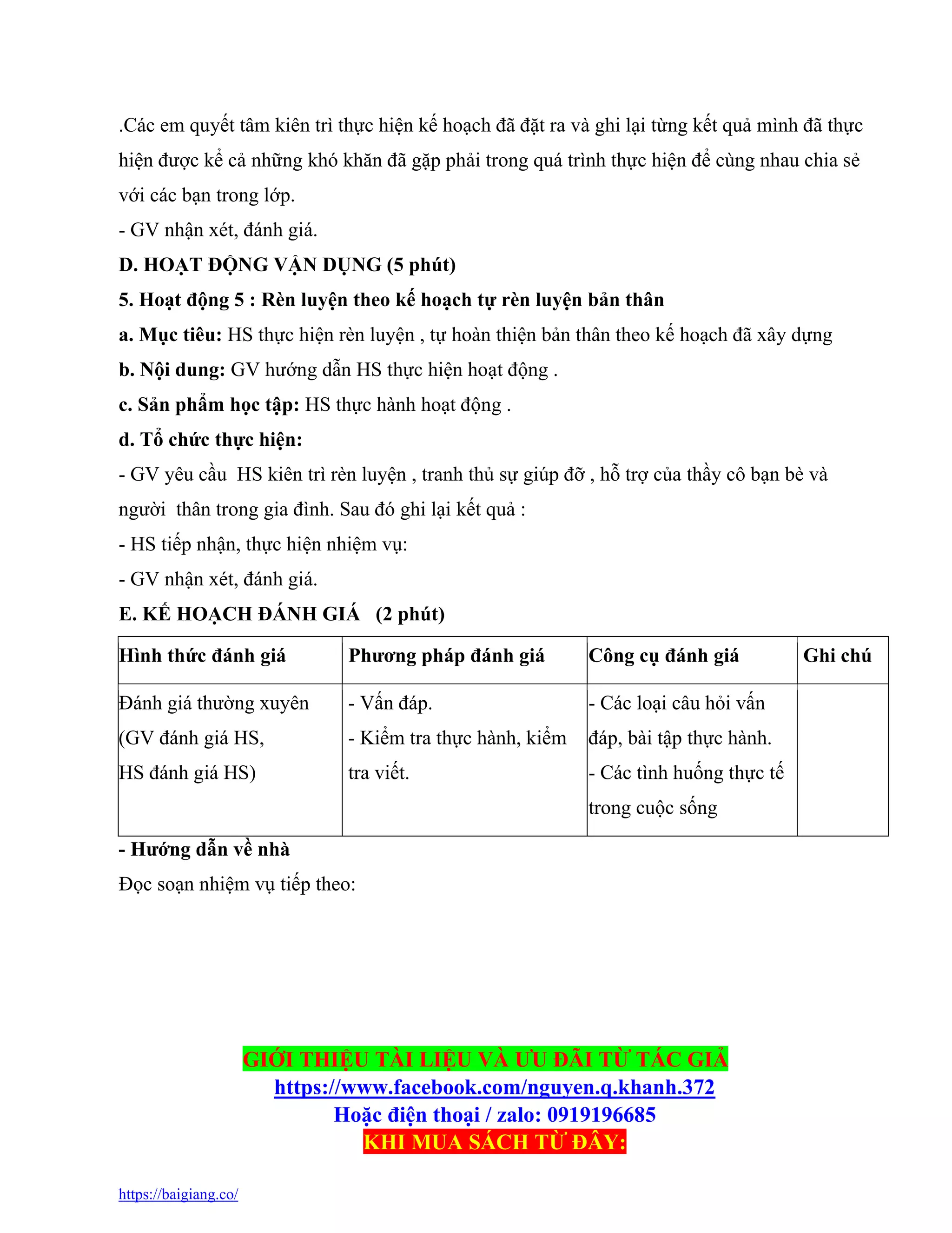 Giáo án Hoạt động trải nghiệm Lớp 7 - Bộ sách Kết nối tri thức với cuộc sống - Chương trình cả ...