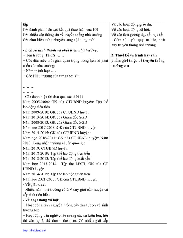 Giáo án Hoạt động trải nghiệm Lớp 7 - Bộ sách Kết nối tri thức với cuộc sống - Chương trình cả ...