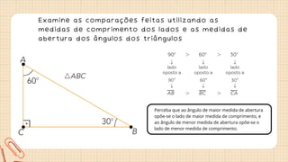 Triângulos e classificação em relação aos lados e angulos | PDF