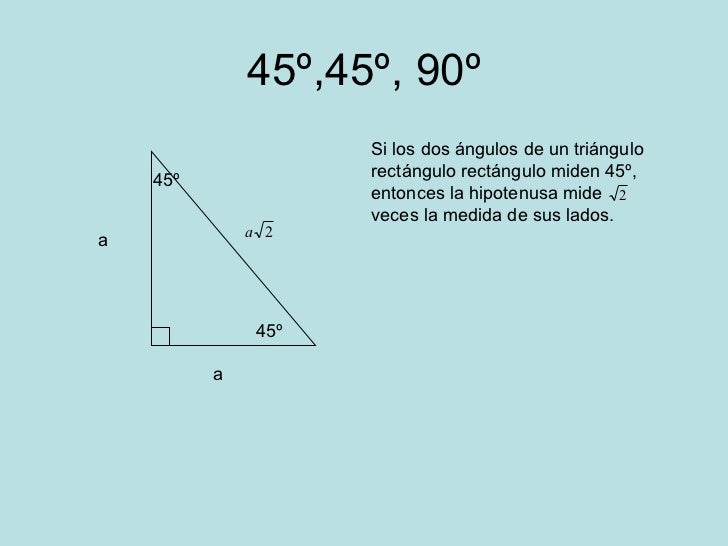 TriáNgulos Especiales