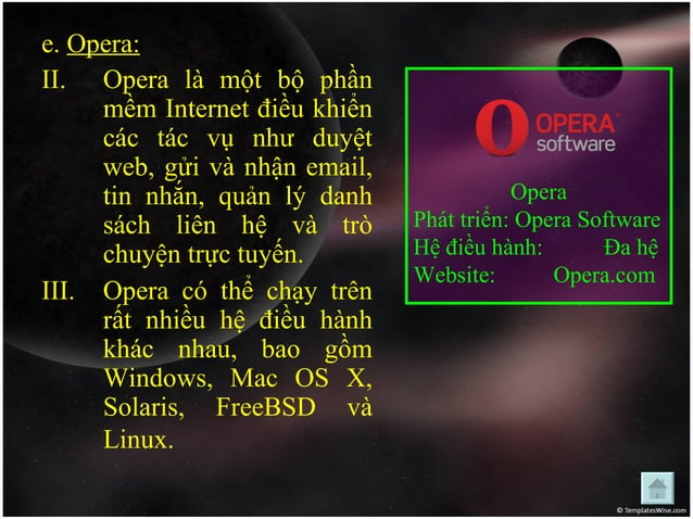 thuyet trình về các công cụTrinh duyet web | PPT