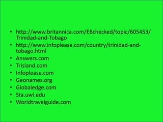 Trinidad | PPT