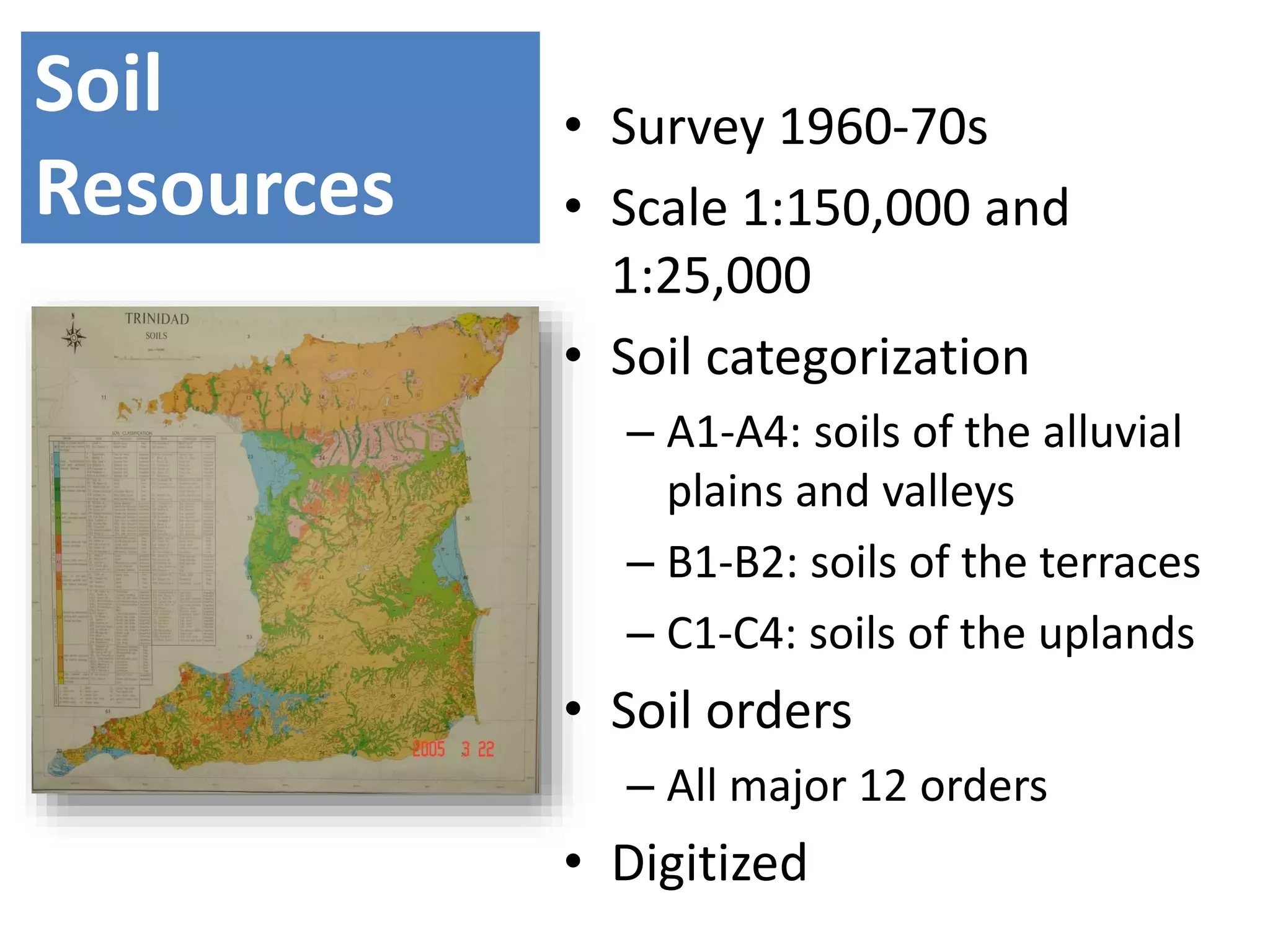 Soil Resources, degradation, Conservation and management In Trinidad ...