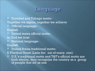 Trinidad and tobago | PPT | North America Travel | Travel Locations