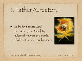 The Mystery of Faith: The Holy Trinity | PDF