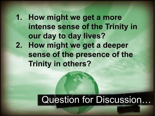 Understanding the Mystery of the Trinity | PPTX | Christianity ...